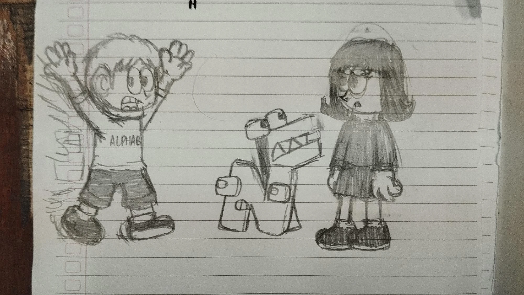 Human Alphabet Lore: F and N (but I made F was a girl) | Fandom