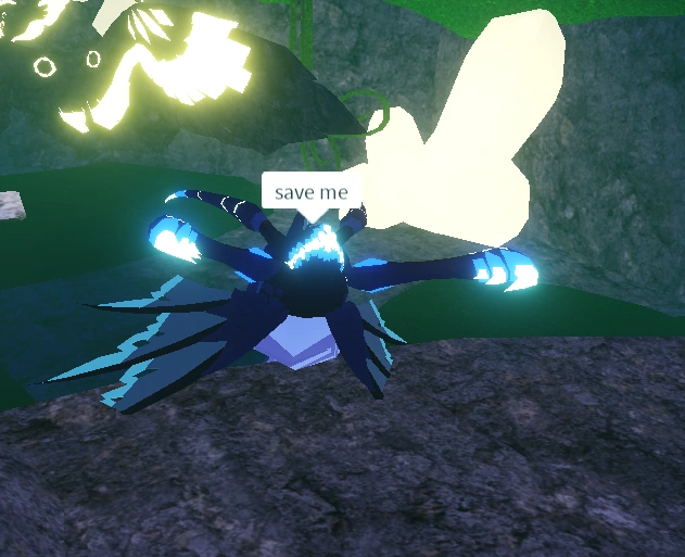 me finally getting to the angelic shrine only to realize the ground is ...