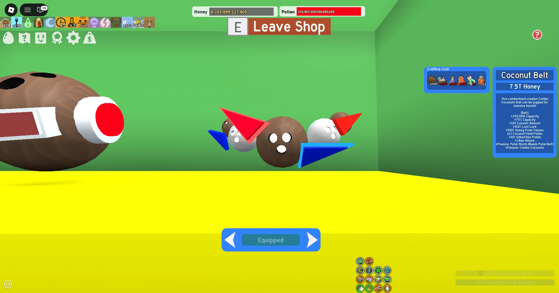 I hopped back on Bee Swarm and actually started playing after 2 1/2 ...