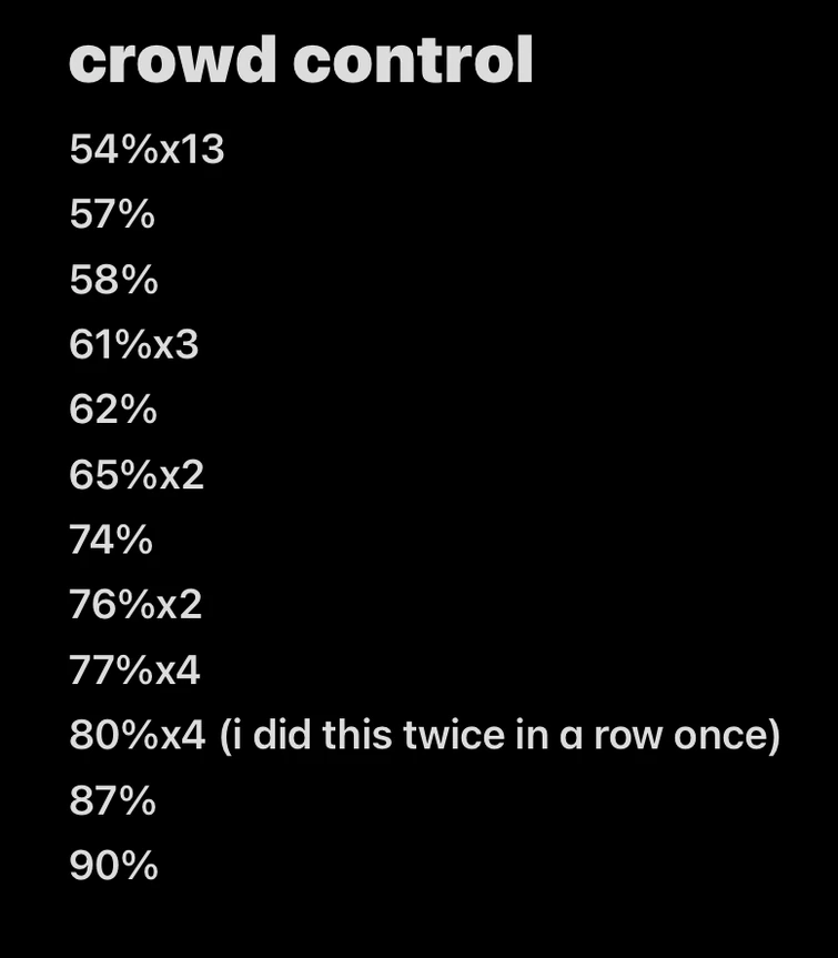 crowd control | Fandom