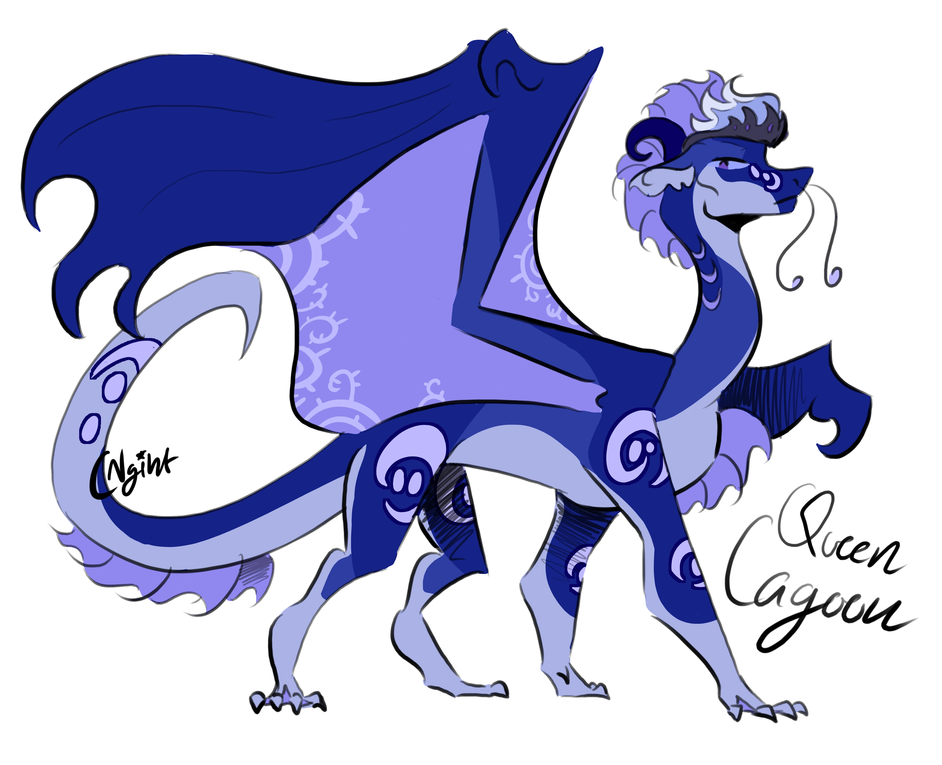 Canon Character Refs Revamped Day 50, Queen Lagoon | Fandom