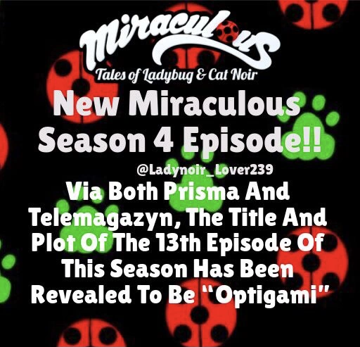 A New Season 4 Episode Called “Optigami” Has Been Revealed!! | Fandom