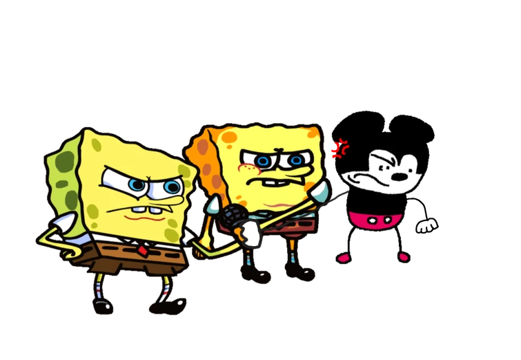 I could imagine "spong x spongebob x friggin mouse" fnf mod XDD | Fandom