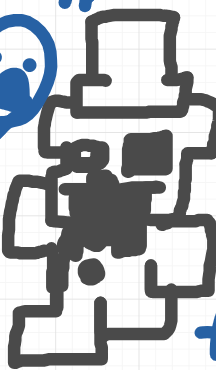 Fnaf 8 BIT doddles on the whiteboard | Fandom