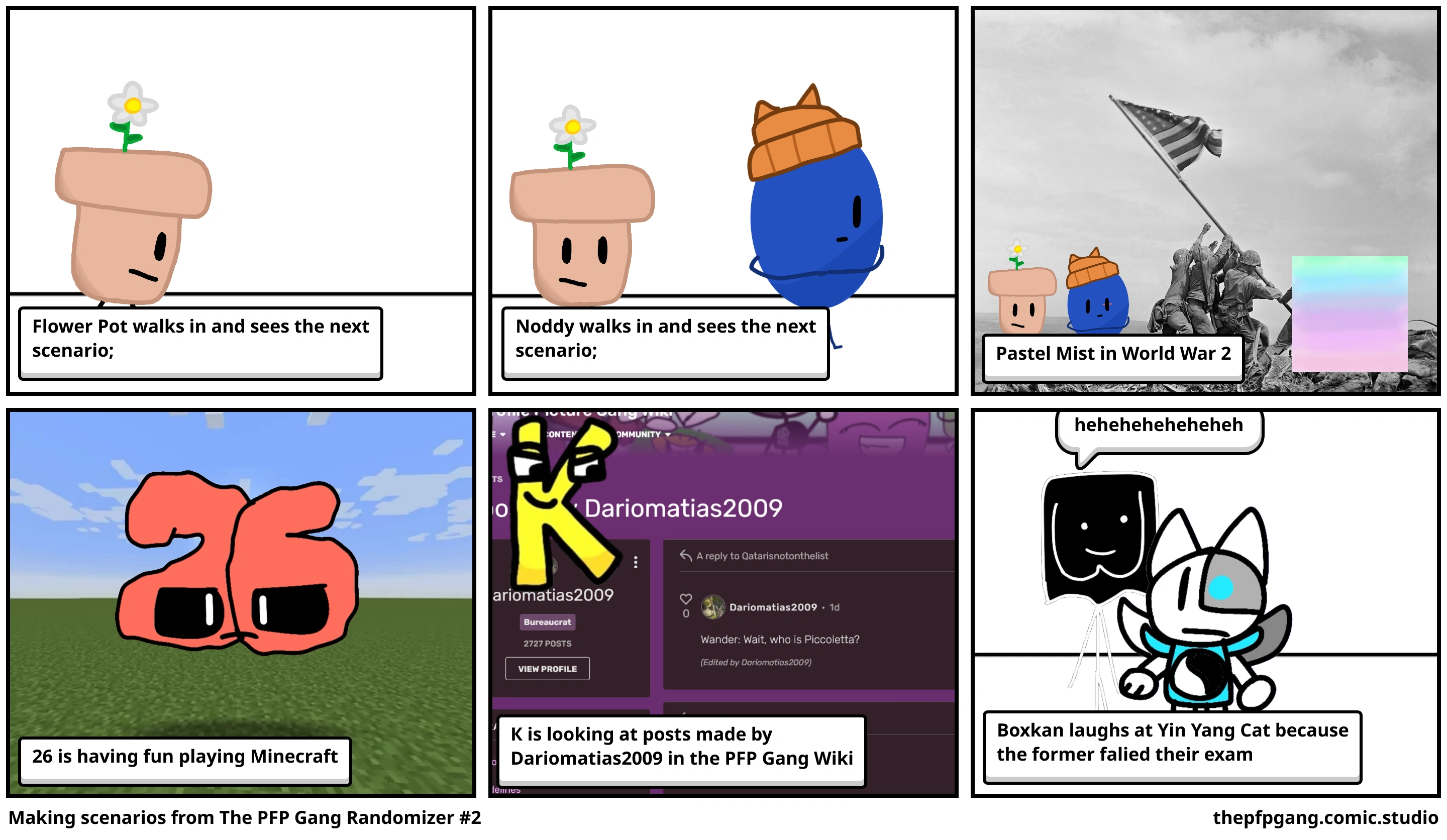 Making scenarios from The PFP Gang Randomizer #2 | Fandom