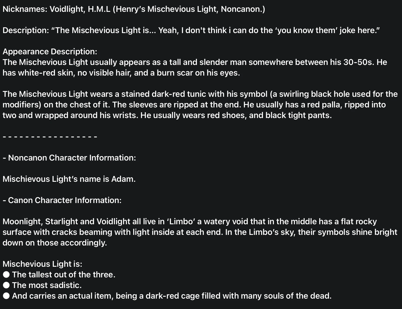 I’ve made my interpatation of Guiding Light, and Curious Light, so ...