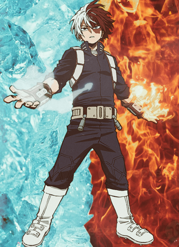 I made this edit of Todoroki, feel free to use it for whatever you want ...