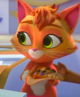 Allie eating pizza | Fandom