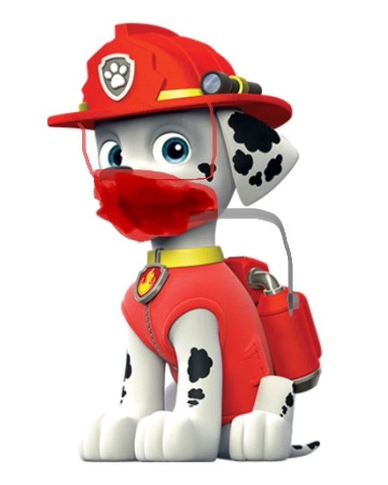 Marshall and chase with oxygen masks | Fandom