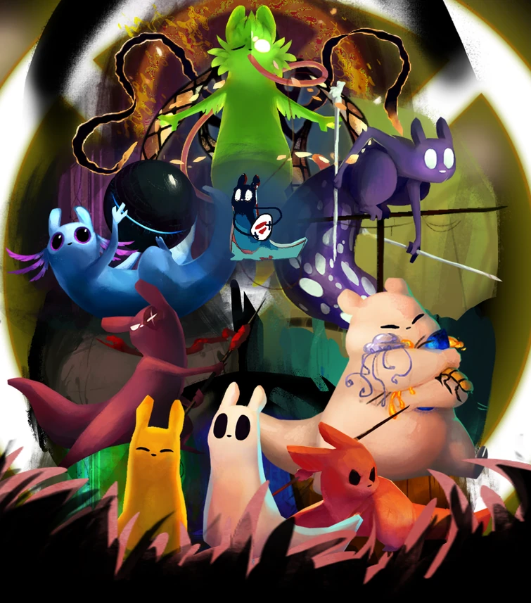 rain world poster i edited together for an assignment //spoiler warning ...