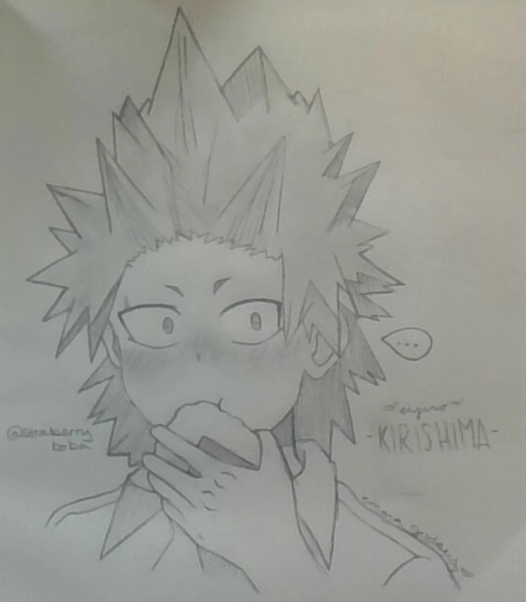 kirishima fanart | Fandom