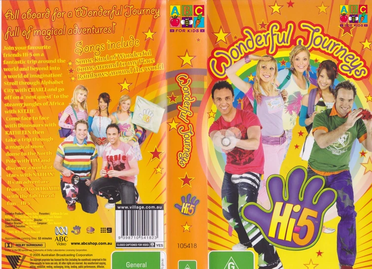 Hi-5 VHS Wonderful Journeys | Fandom
