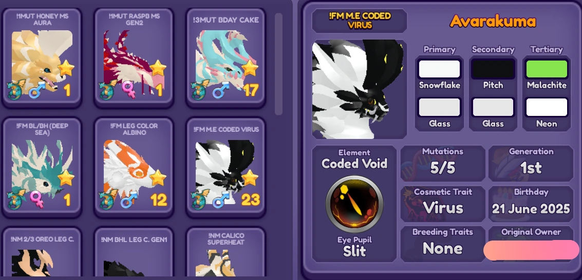 TRADING/SELLING (INV AUCTION!) THEMED SS/DEVS! ALSO LF SHADOW LUNA! | Fandom