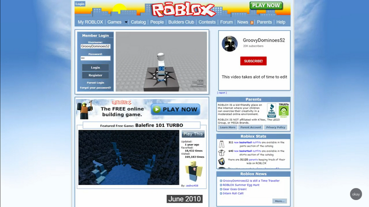 Roblox Website evolution | Fandom