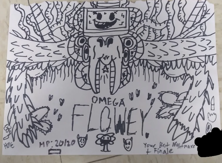Flowey art that I made | Fandom