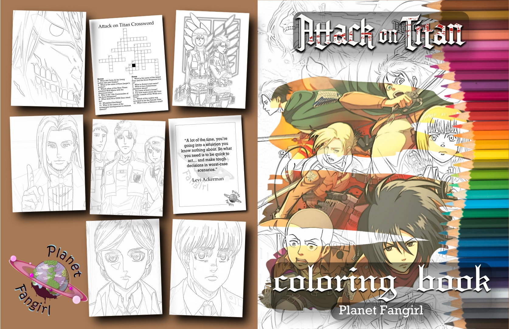 Attack on Titan coloring book | Fandom
