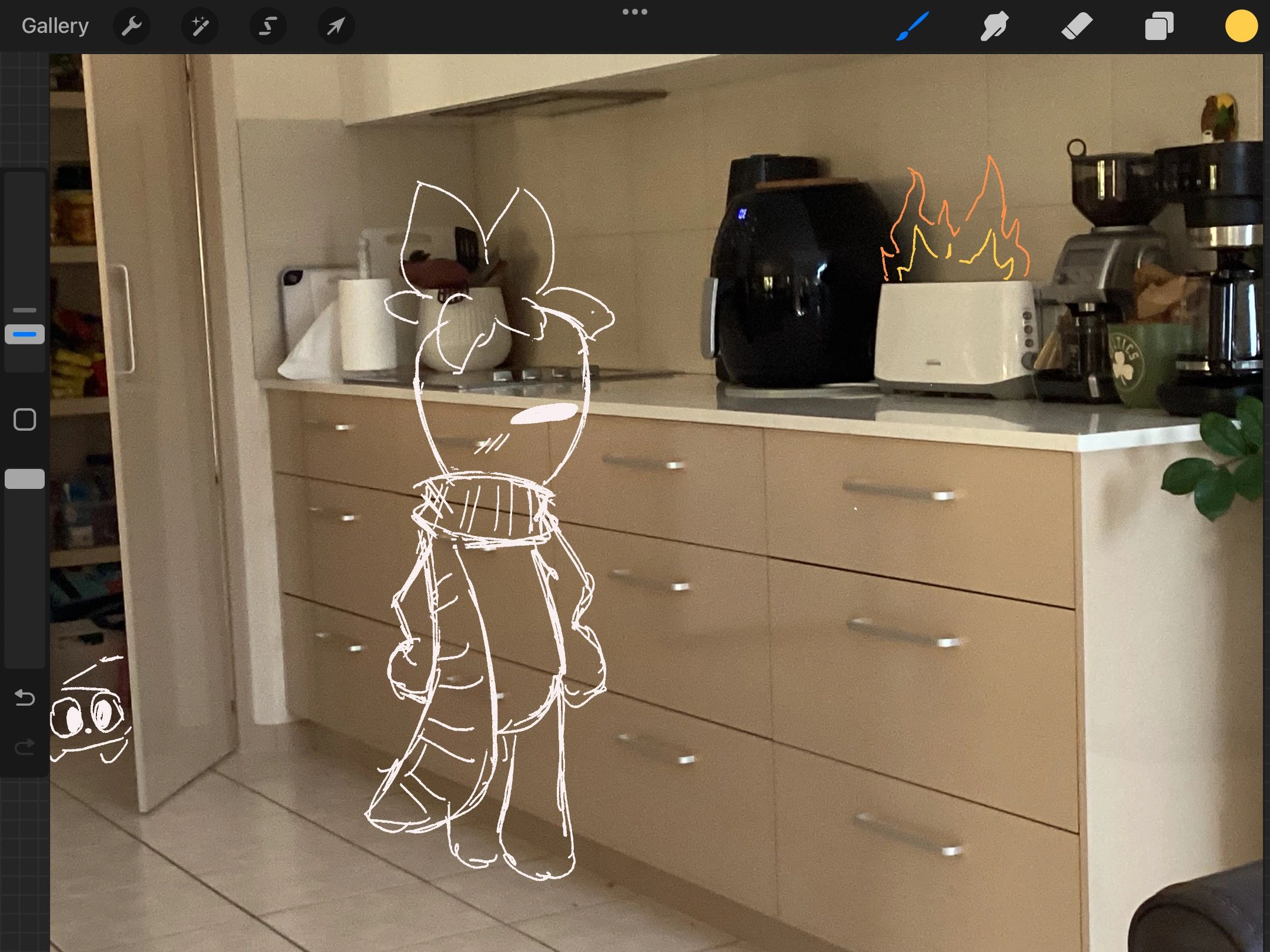 Idk whats hes cooking but he seems proud of it.. | Fandom