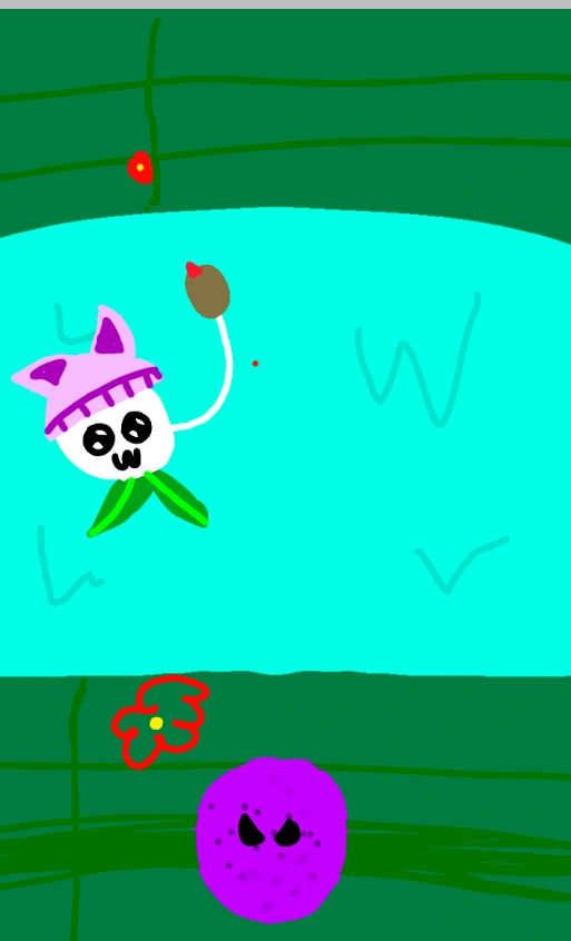 Artwork #16 : Puffball and Cattail (Pvz1) | Fandom