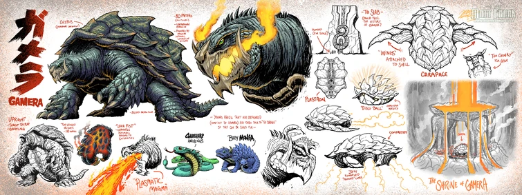 If you could create a new monster to be Gamera's ally/enemy-turned-ally ...