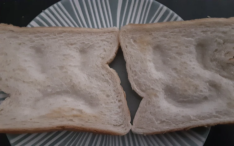 Off topic but I made happy toast and sad toast! | Fandom
