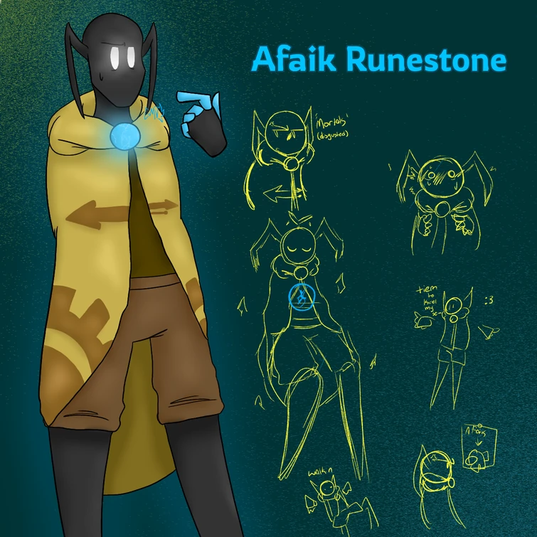(OC) (ART) Afaik Runestone! | Fandom