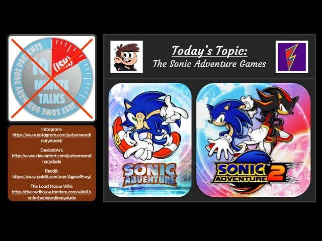 Ten (ish) Minute Talks: The Dreamcast Sonic Games (with Fictional Media ...
