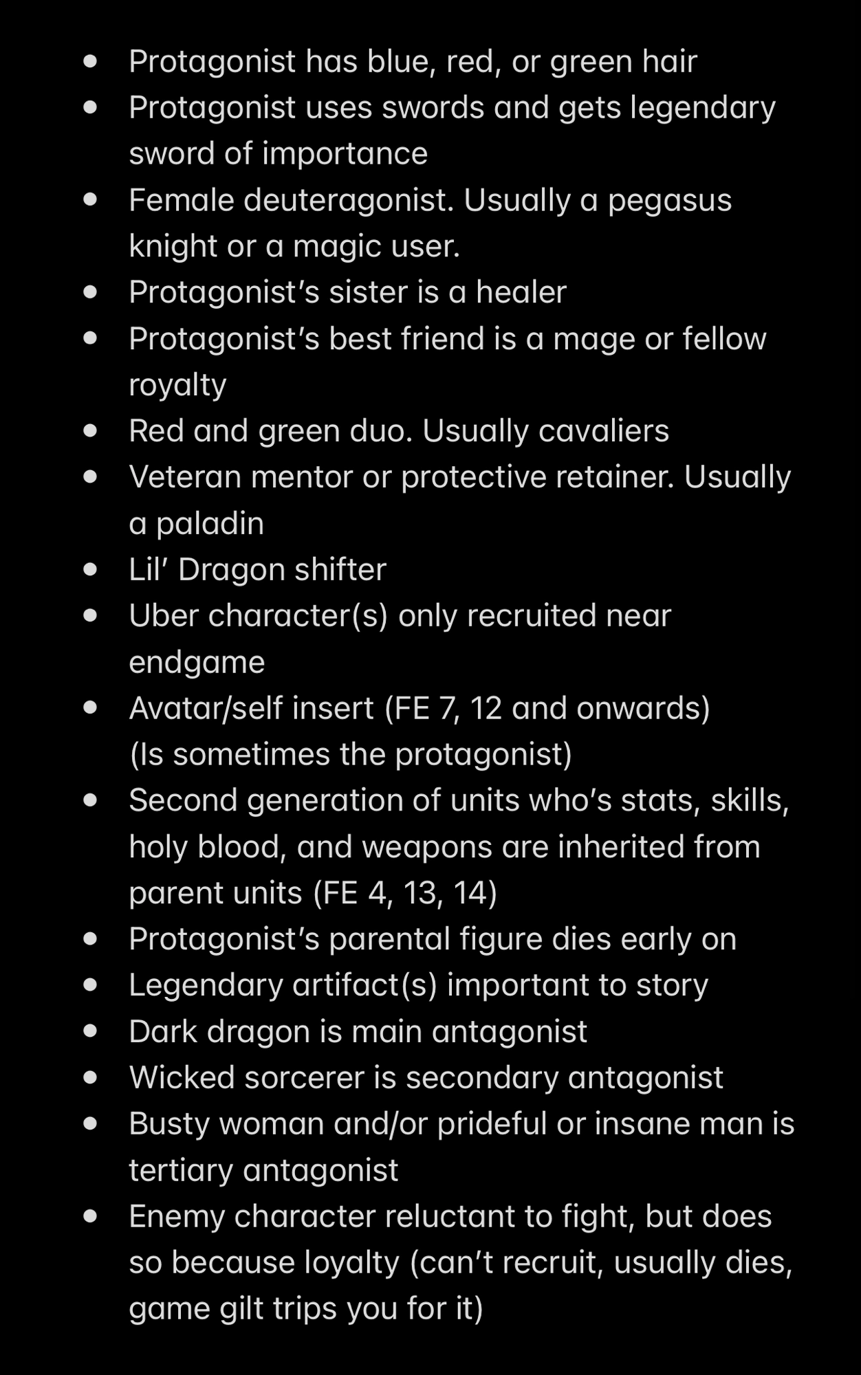 Quick List of Recurring Fire Emblem Tropes | Fandom