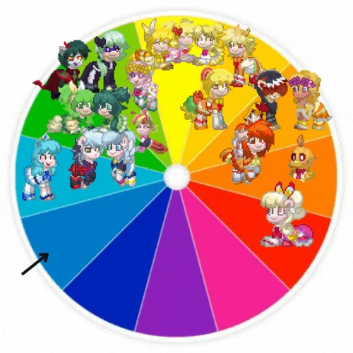 Choose some blue characters (Color Wheel) | Fandom
