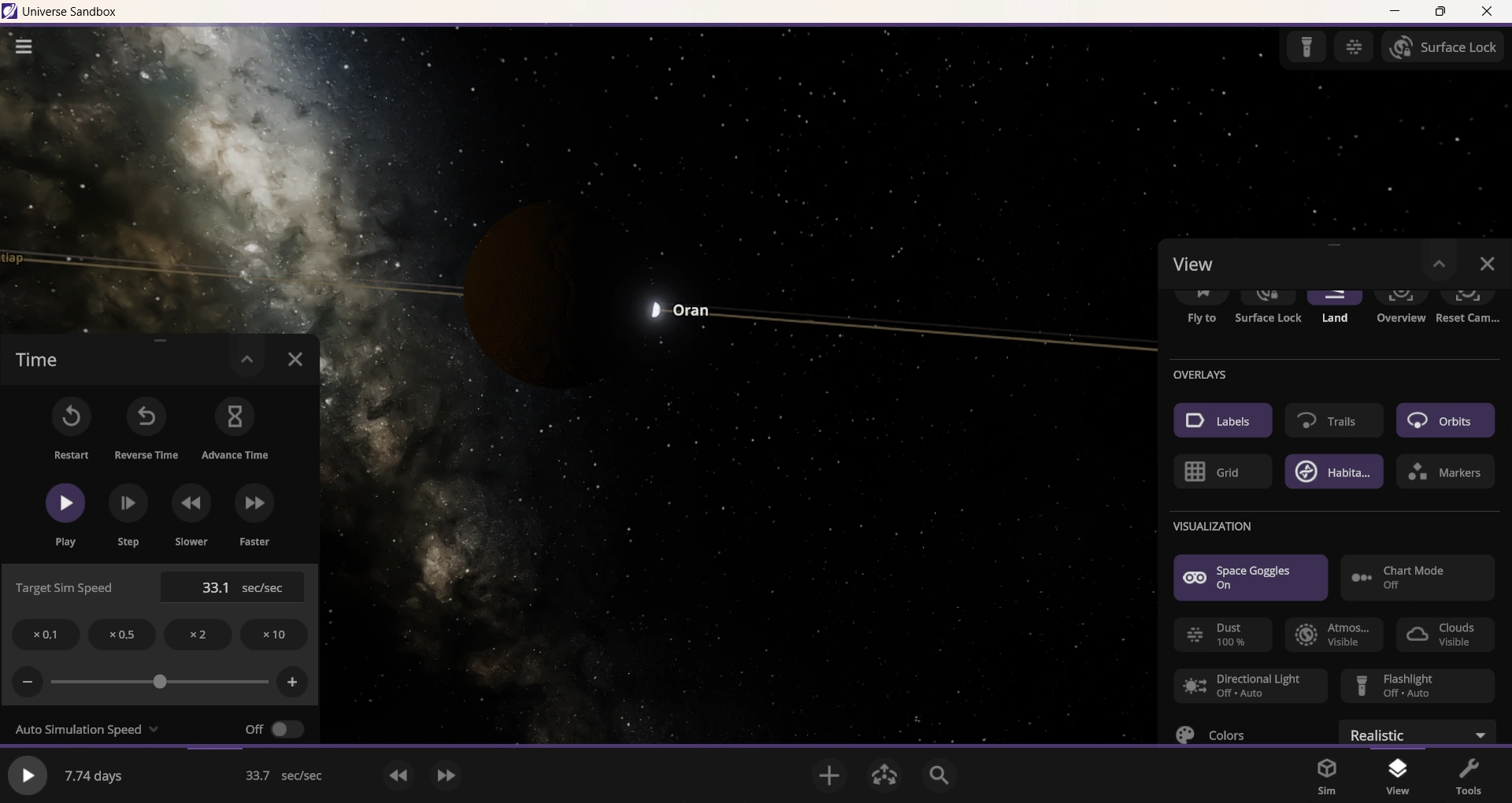 what a half-eclipse on Janax in universe sandbox looks like | Fandom