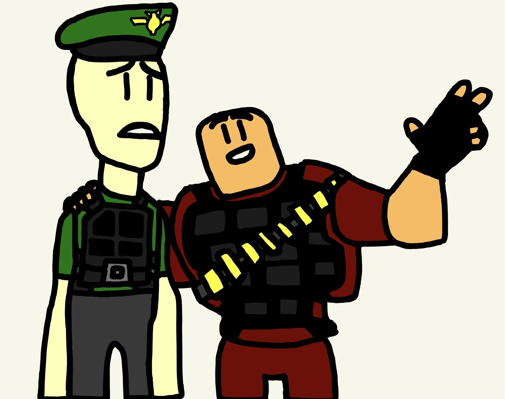 Minigunner cheering up militant that he’s not a bad tower | Fandom