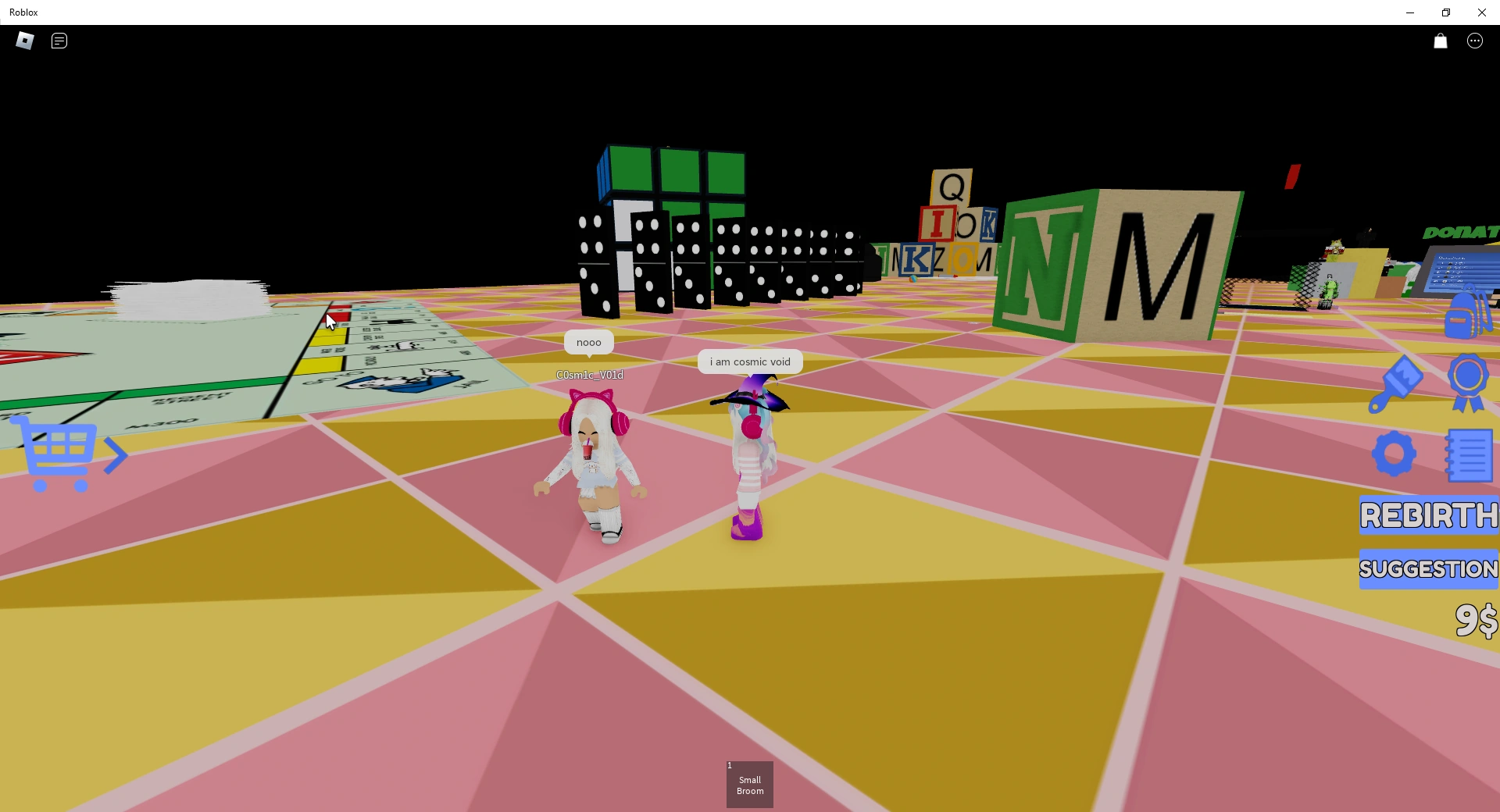 noooo trust guys IM cosmic void !!! (im the one whos not cosmic void ...