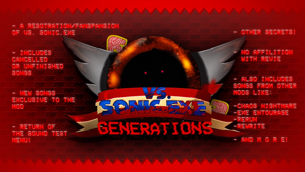 a stupid mod idea i had - SONIC.EXE: GENERATIONS | Fandom