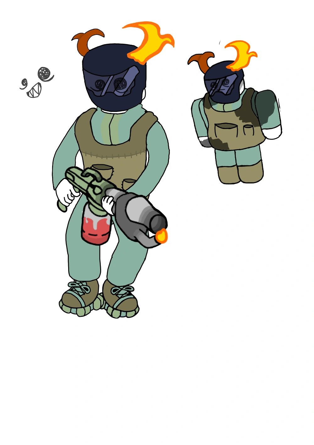 Aight, Flamethrower moveset. | Fandom