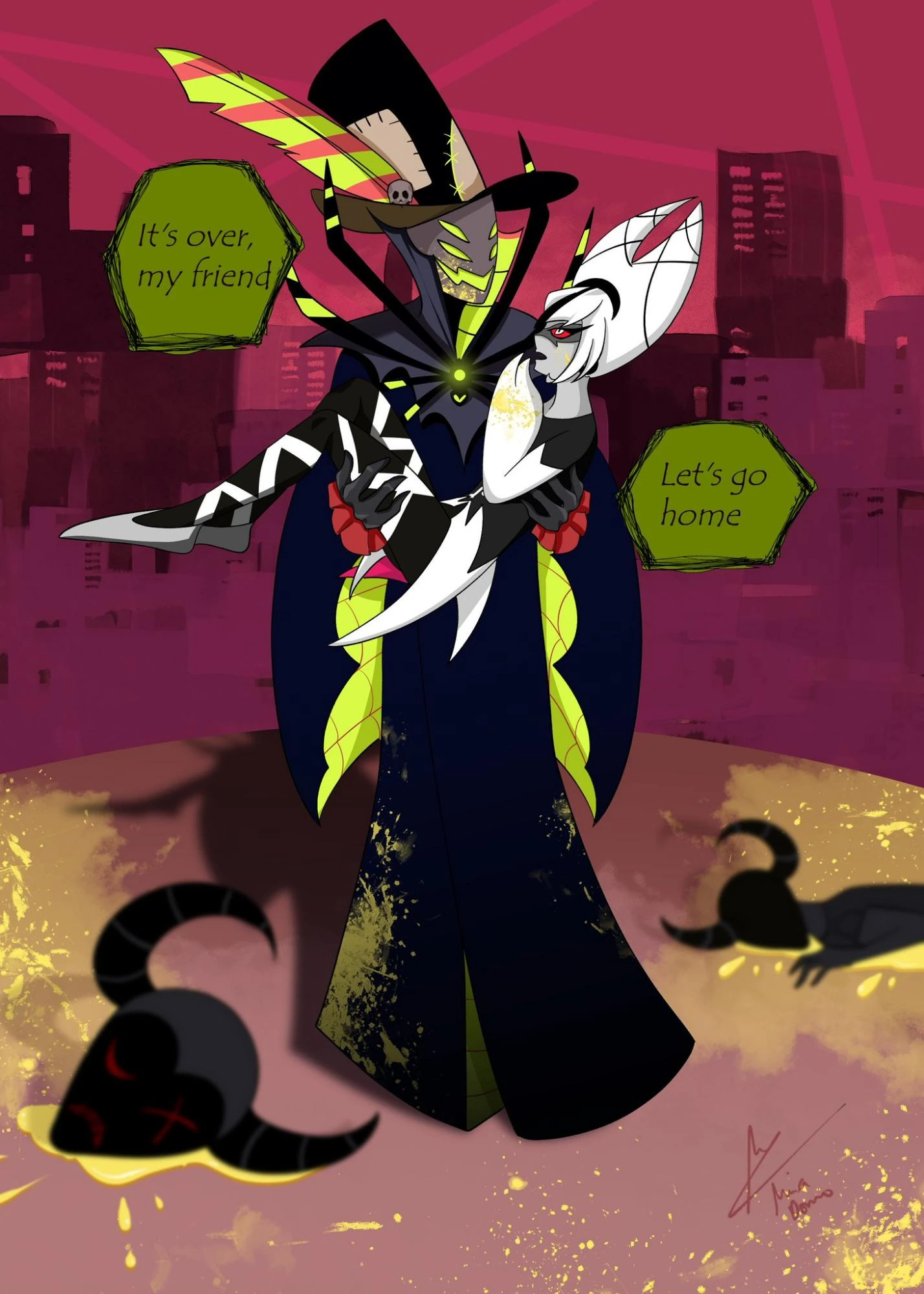 Best friend 💚🤍 by Artist: MimaDomo | Fandom