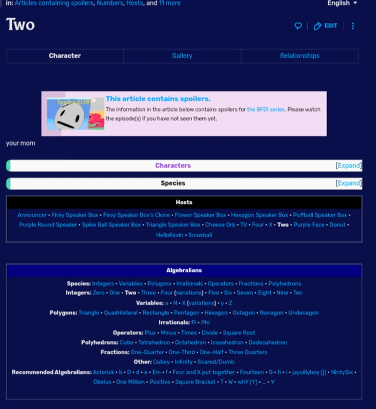 STOP VANDALIZING | Fandom