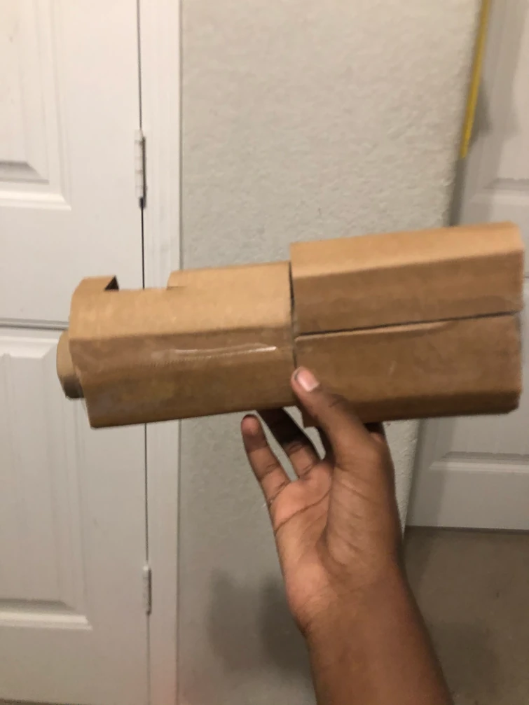 Part 1 on working on my OC cardboard nerf gun | Fandom