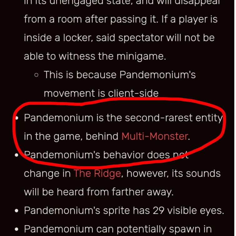 Is Pandemonium disabled by the devs or something? | Fandom
