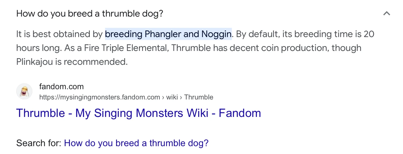 MY MISSPELLED MONSTERS (THRUMBLE DOG EDITION) | Fandom