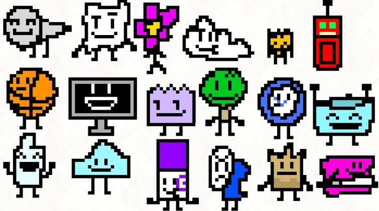 Bfdi pixel sprites | Fandom