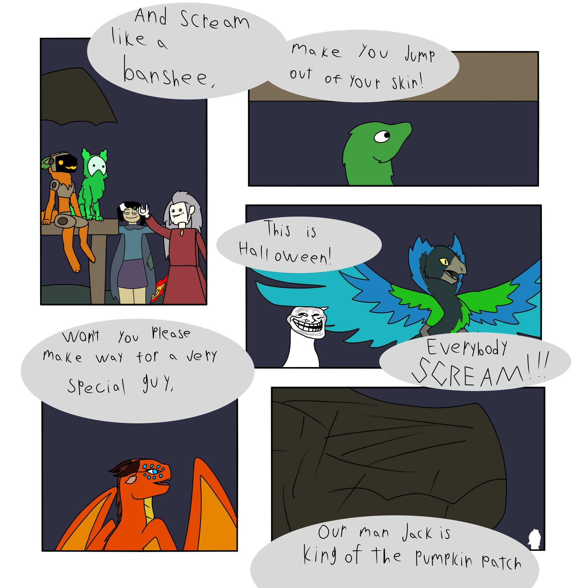 old comic page from last year | Fandom