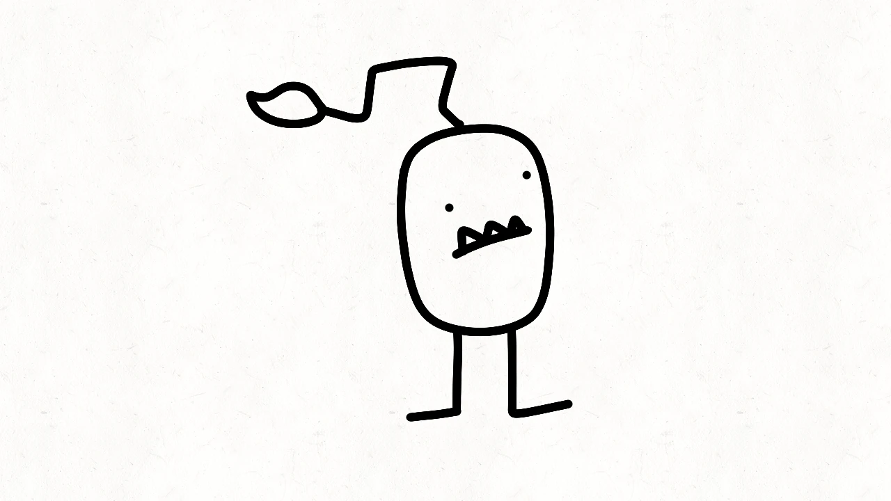 Crudely drawing a monster every day until it becomes a distorted ...