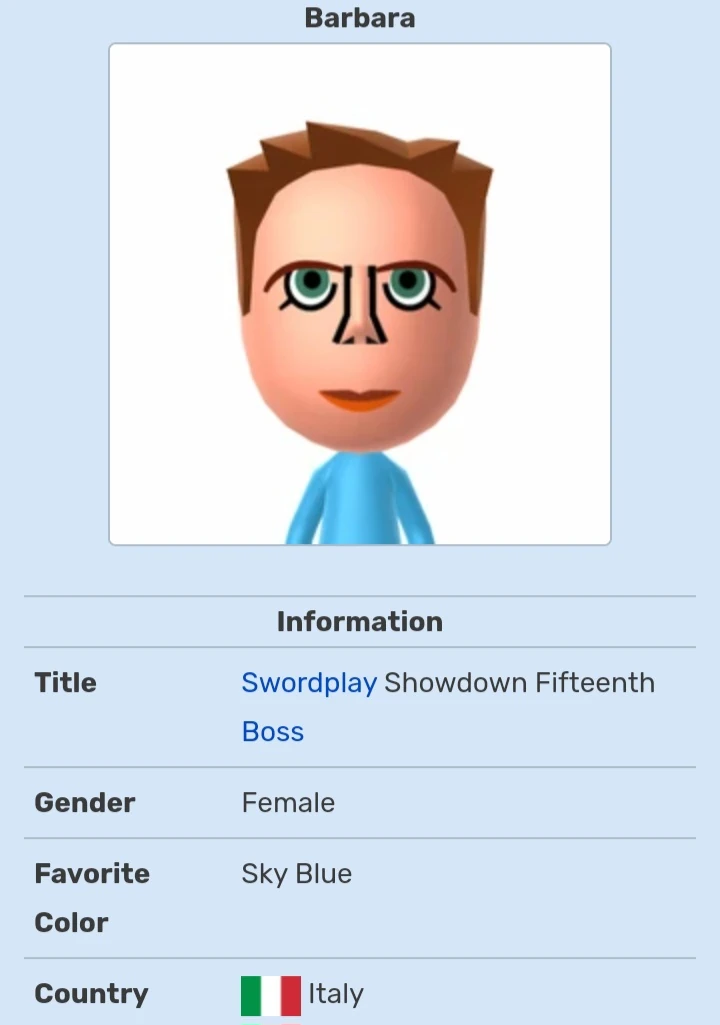 If the Miis were Pokémon Trainers: Barbara (Wii) | Fandom