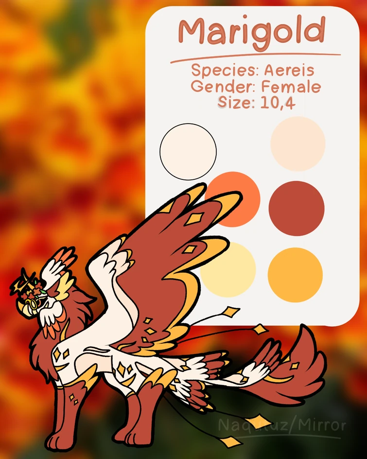 Remade Marigold’s ref sheet | Fandom