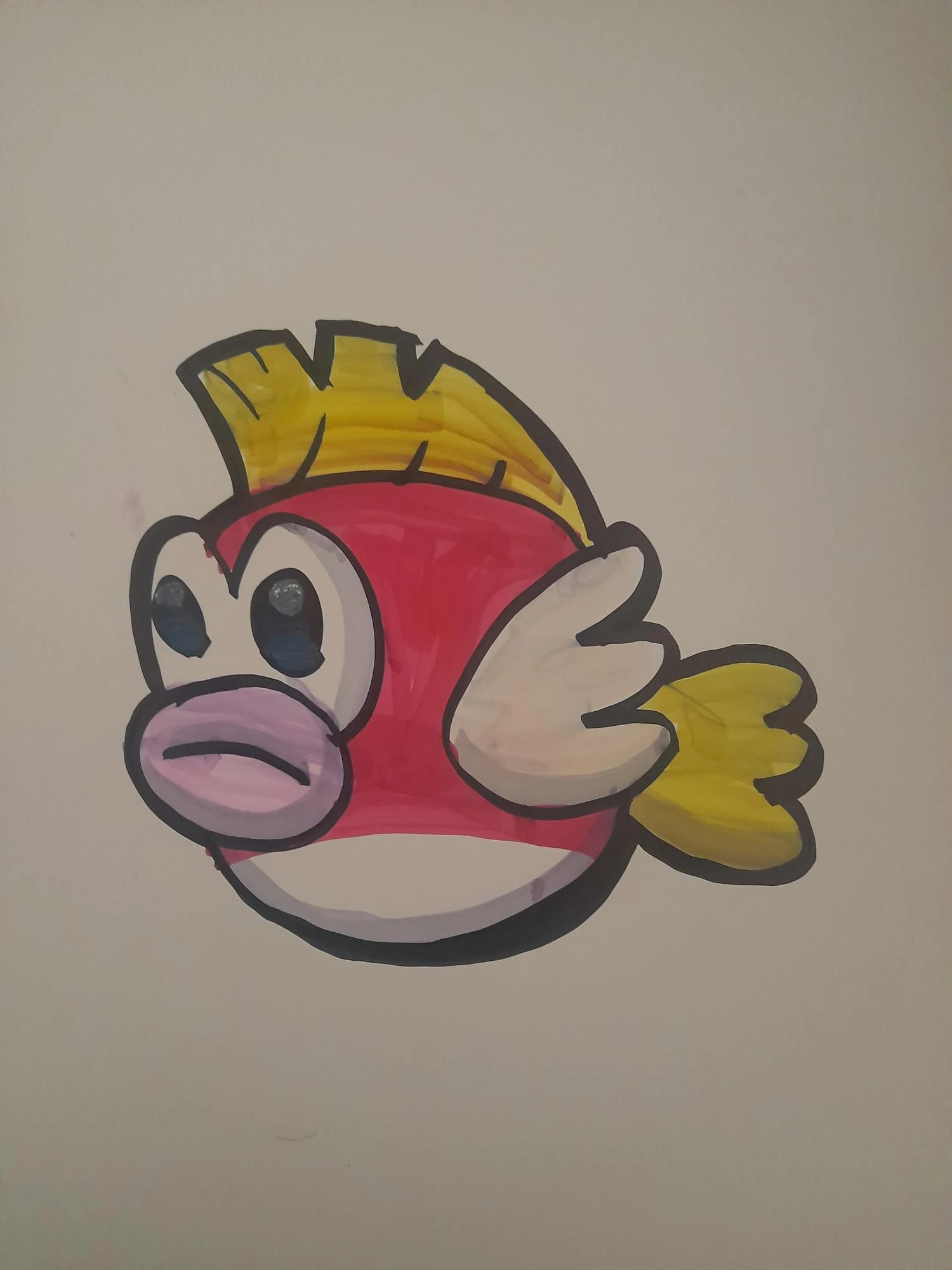 My colored drawing of Cheep Cheep | Fandom