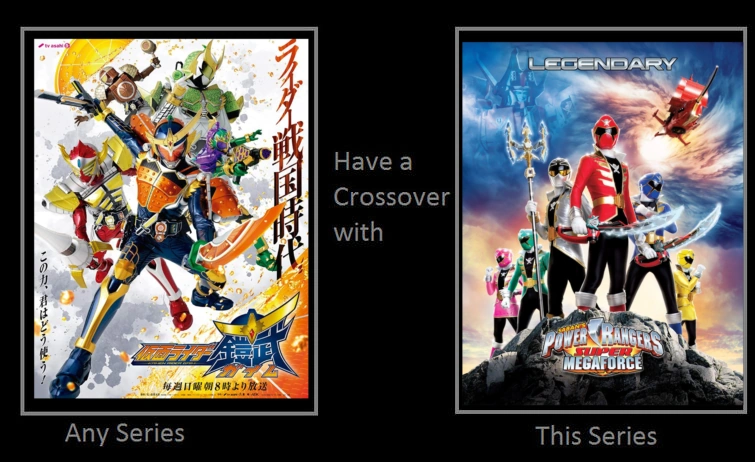 What if Kamen Rider Gaim have a crossover with Power Rangers Megaforce ...
