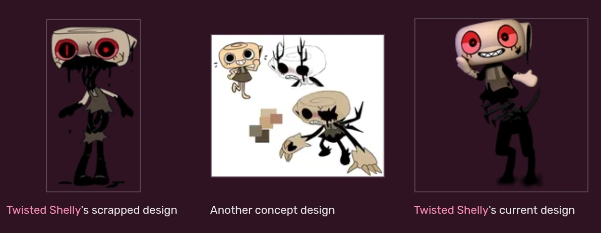 The old Twisted Shelly looks more terrifying and I love that for her ...