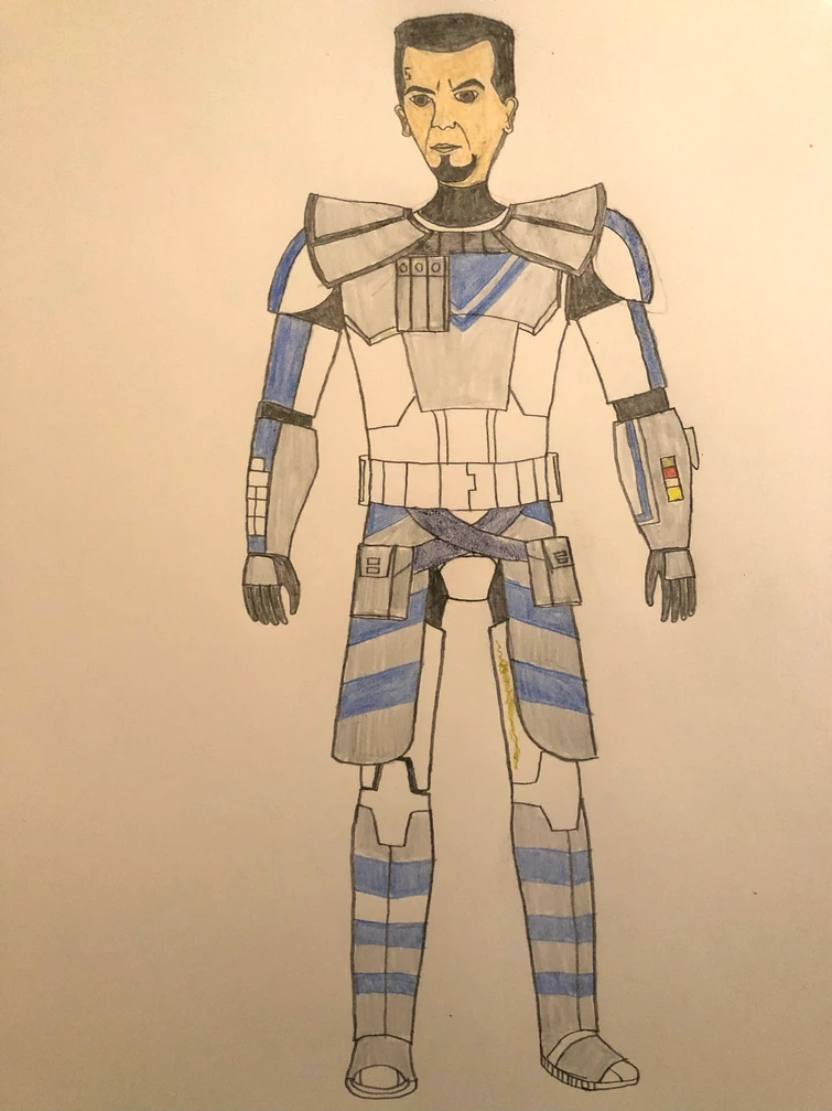 🎨 {TCW} My Drawing of ARC-5555 “Fives” of the 501st Legion | Fandom
