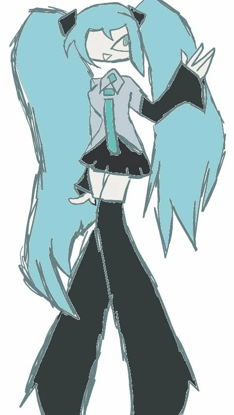 I drew Hatsune Miku as a FPE character | Fandom