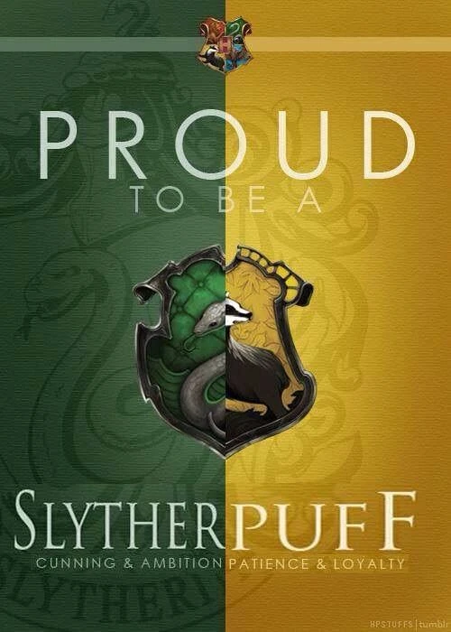 #Slytherpuff #slytherin #hufflepuff | Fandom