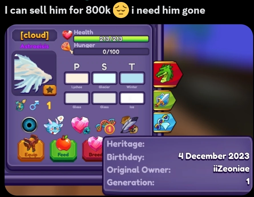 Selling and co-hatch!! | Fandom